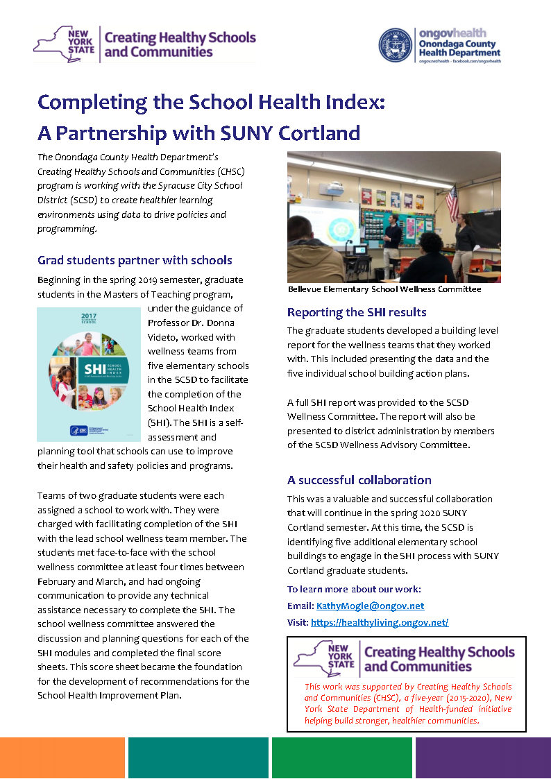 Program Successes – Healthy Living